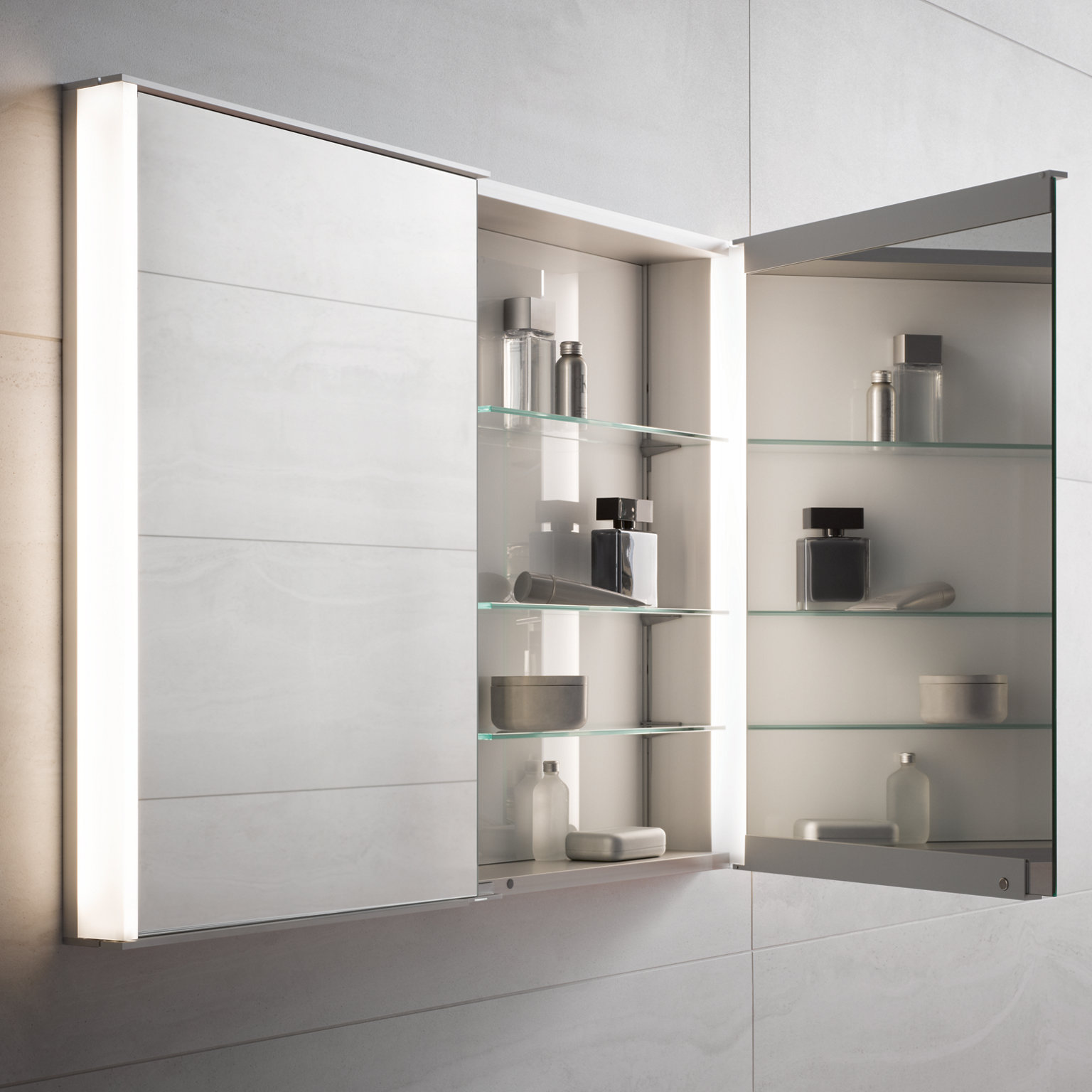 KEUCO Spare parts mirror cabinets WT-Light, 1-color 2er-Set 90105000024